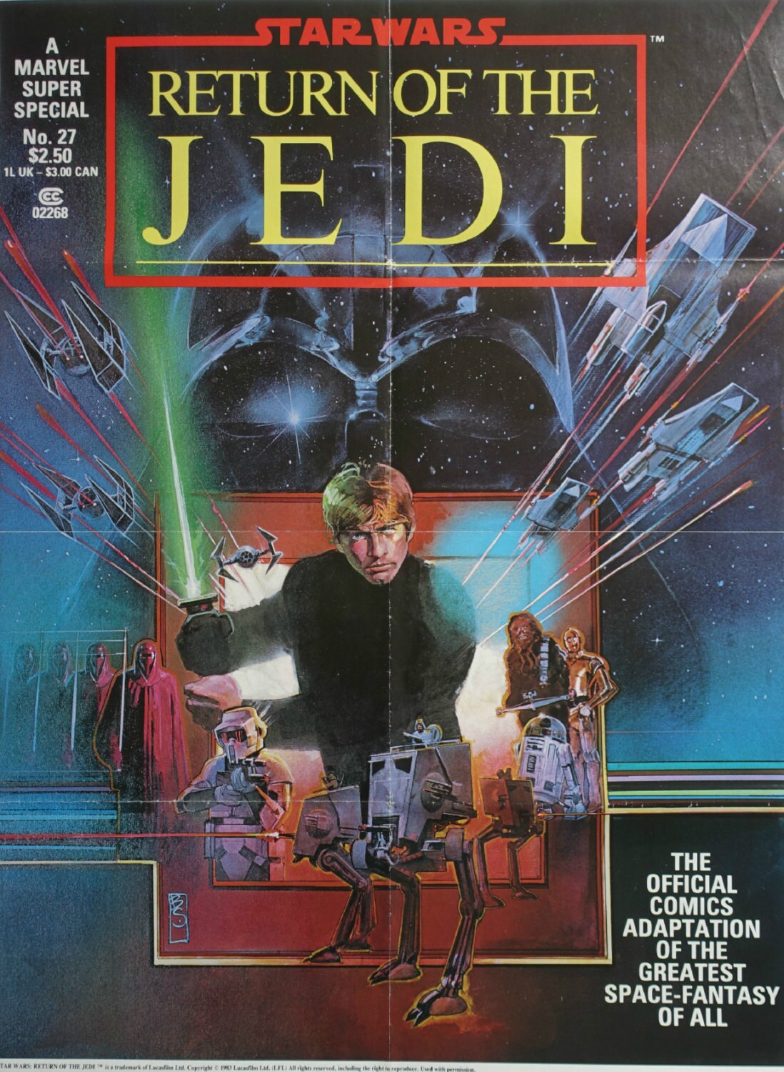 Return Of The Jedi Original Movie Poster