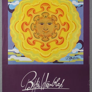 1991 Wiinblad Exhibition Art & Frame - Original Vintage Poster - Etsy