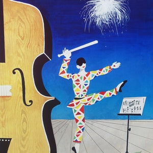 1985 Tivoli Gardens by Helge Refn (huge Version) - Original Vintage ...