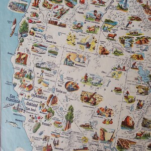 1953 USA Historical Map - Original Vintage Poster - Etsy