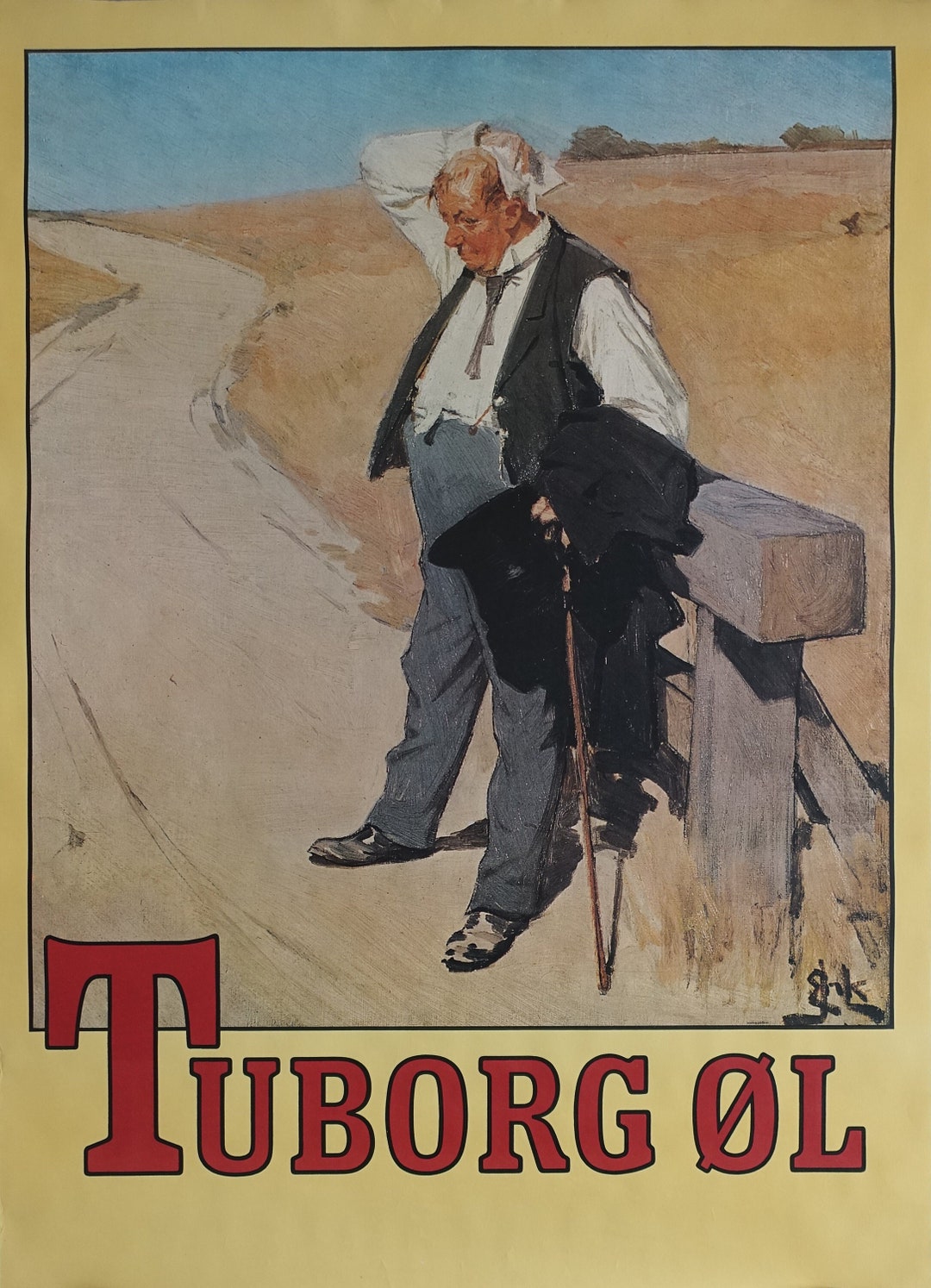 1960s Tuborg Beer Commercial the Thirsty Man - Etsy