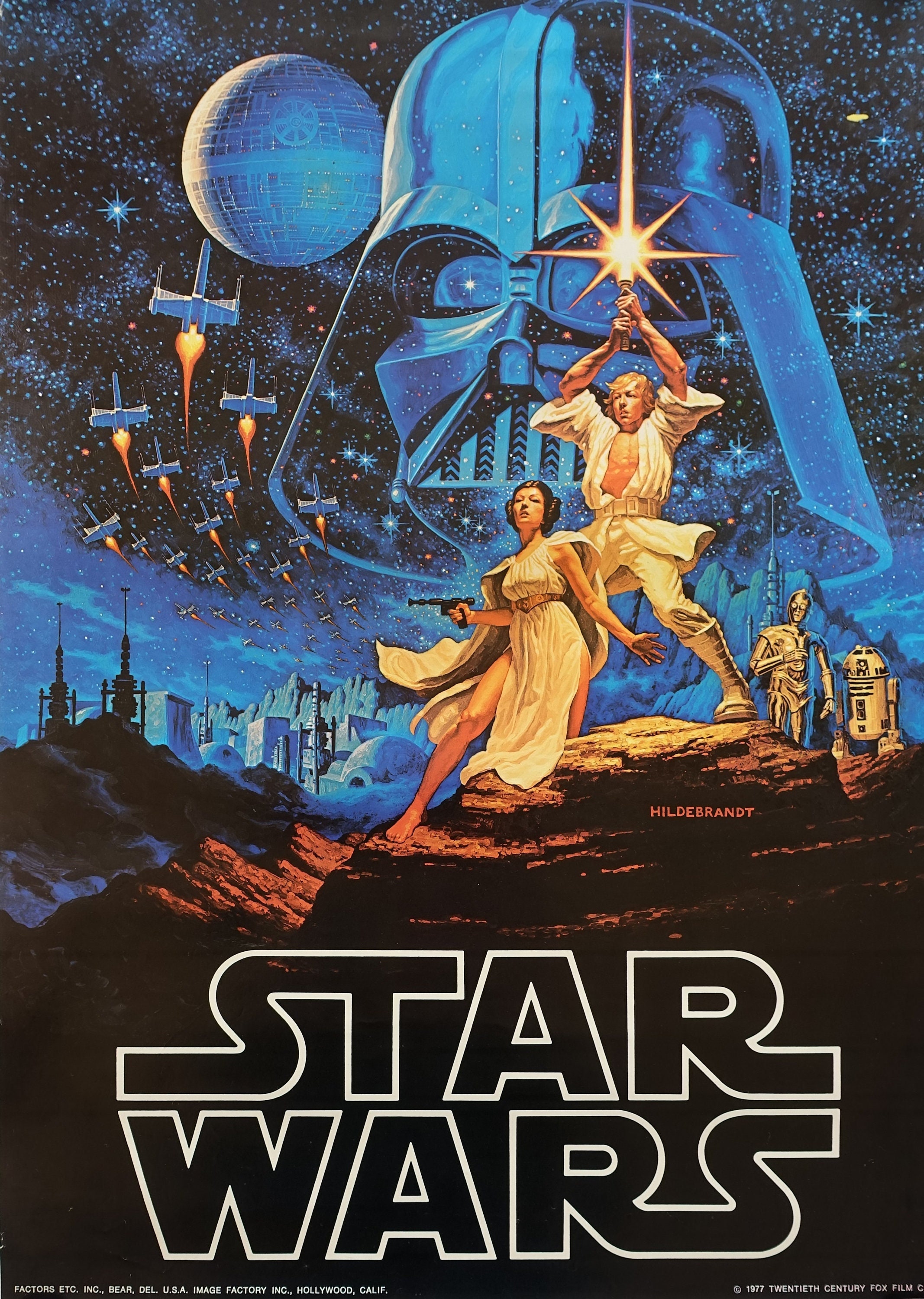 Star Wars Movie Poster 1977