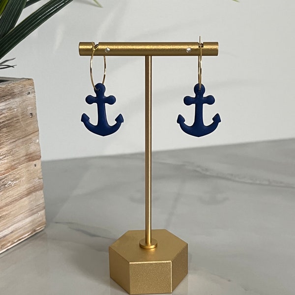 Anchor Earrings - Etsy