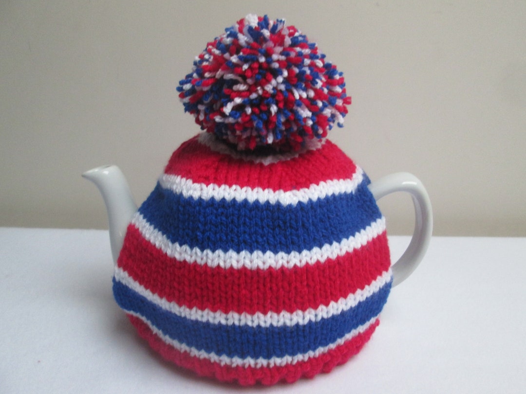 Hand Knitted King Charles III Coronation Tea Cosy Royal Tea Cosy Street ...