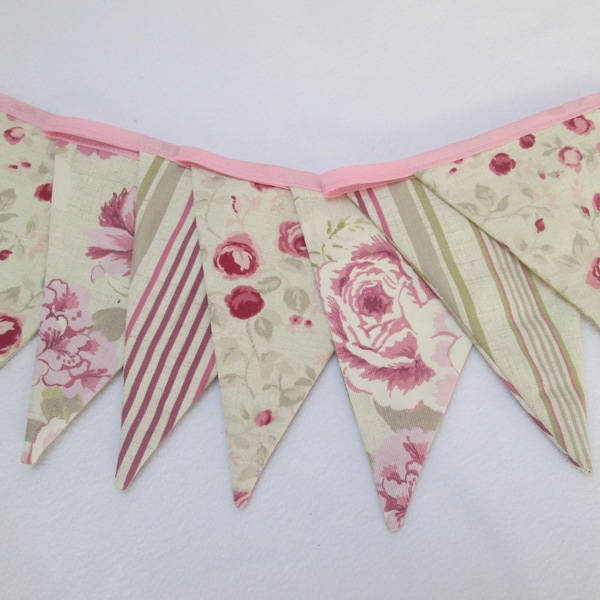 Shabby Chic Bunting - Etsy