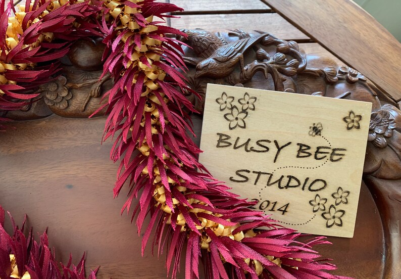 Hawaiian Maroon Burgundy Red and Gold Ginger Ribbon Lei - Etsy