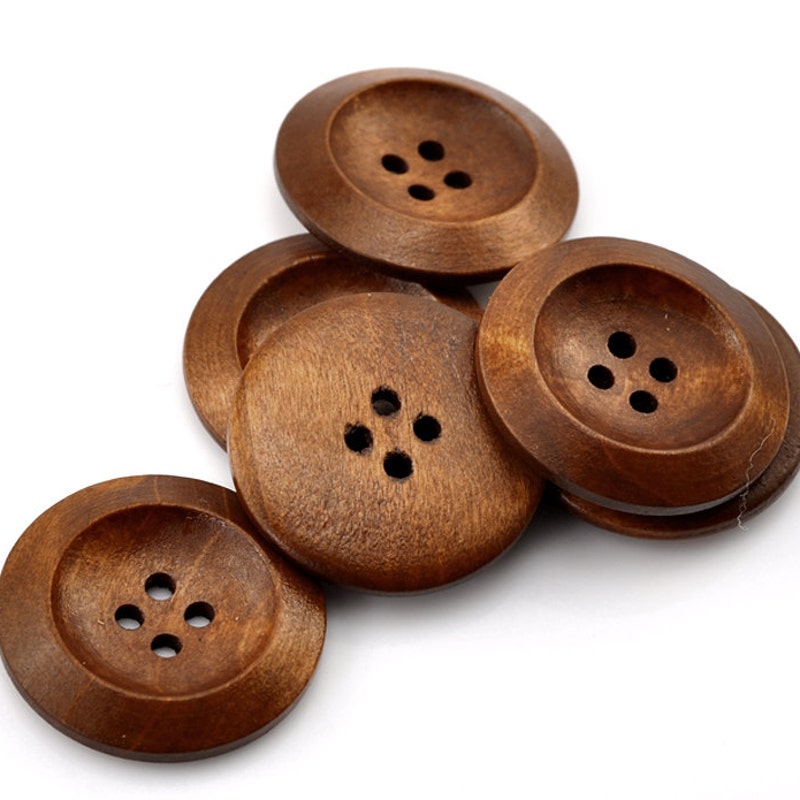 Wooden Buttons 25cm - Etsy UK