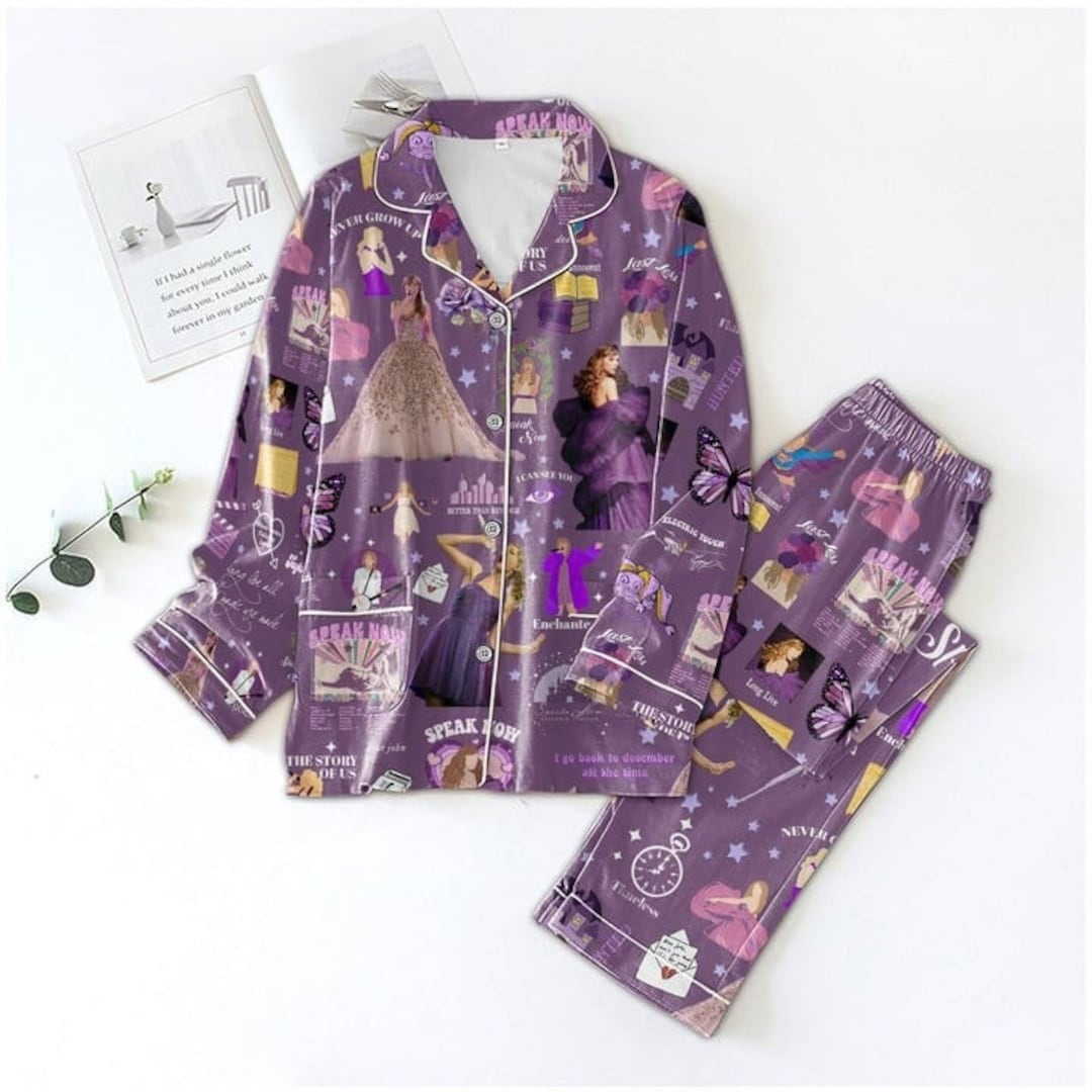 Taylor Swift Speak Now Pajamas Set Taylor Swiftie Kid Pajamas - Etsy