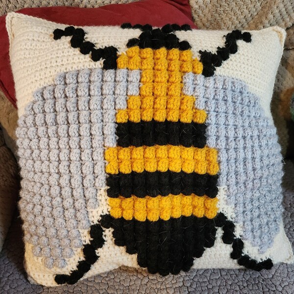 Bee Pillow - Etsy