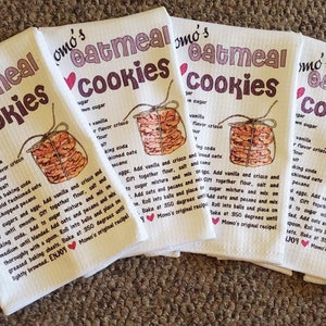 Custom Recipe Towels! No Hidden Fees, Free Design! Multiple Recipes Ok ...