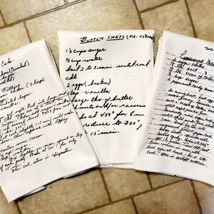 Custom Recipe Towels! No Hidden Fees, Free Design! Multiple Recipes Ok ...