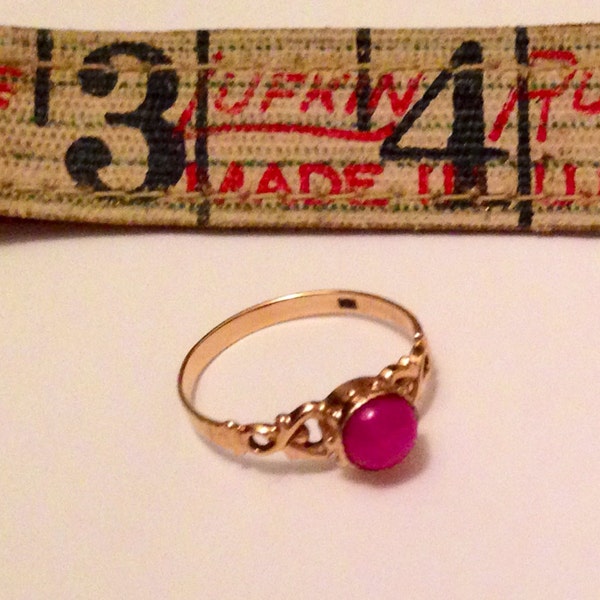 Ruby Engagement Ring - Etsy