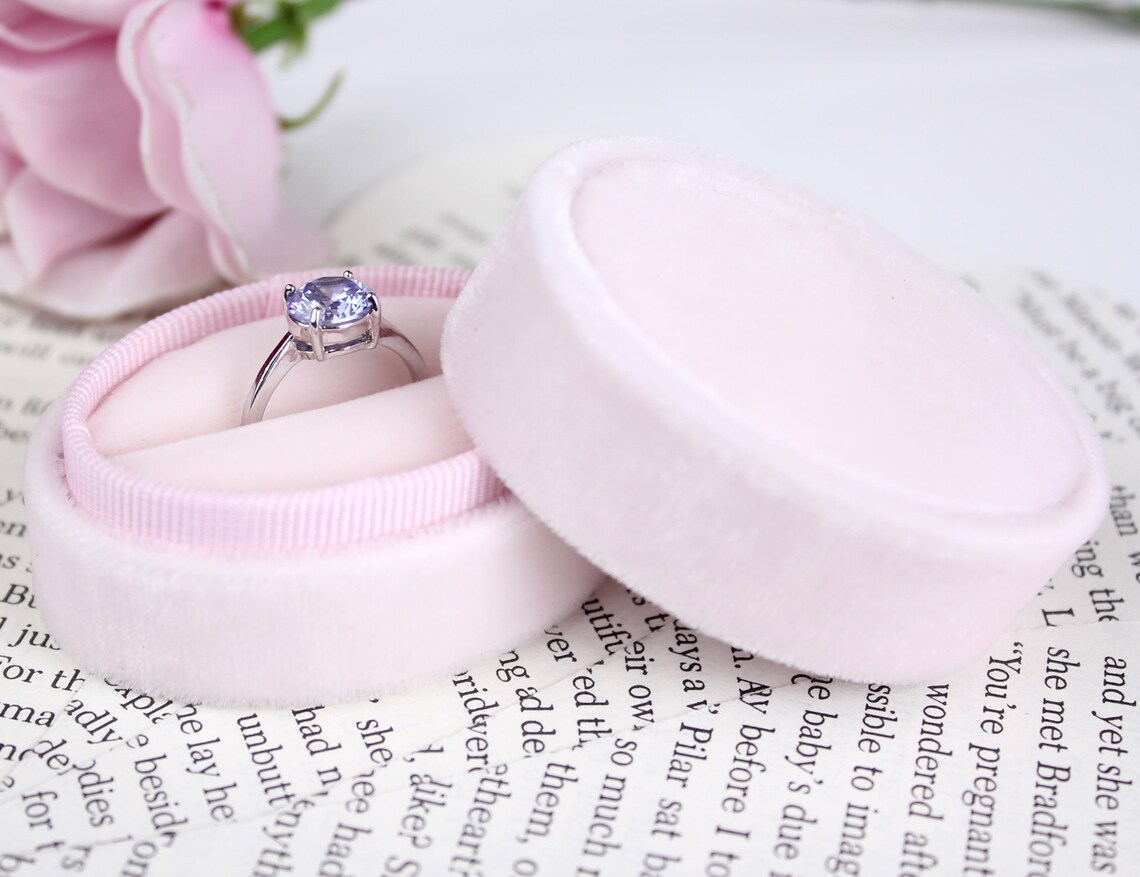 Ring Box Engagement Ring Box Proposal Ring Box Pink Ring - Etsy
