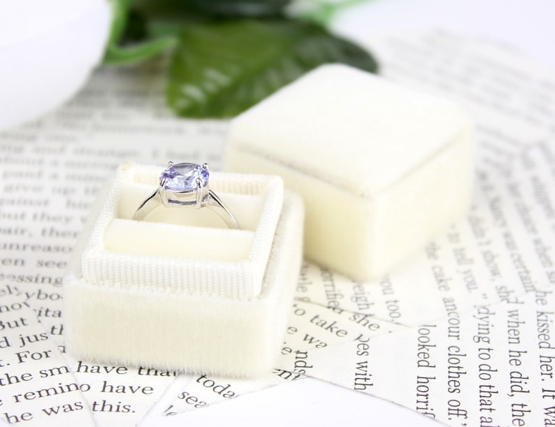 Wedding Ring Box Engagement Ring Box Cream Ring Box Vintage - Etsy