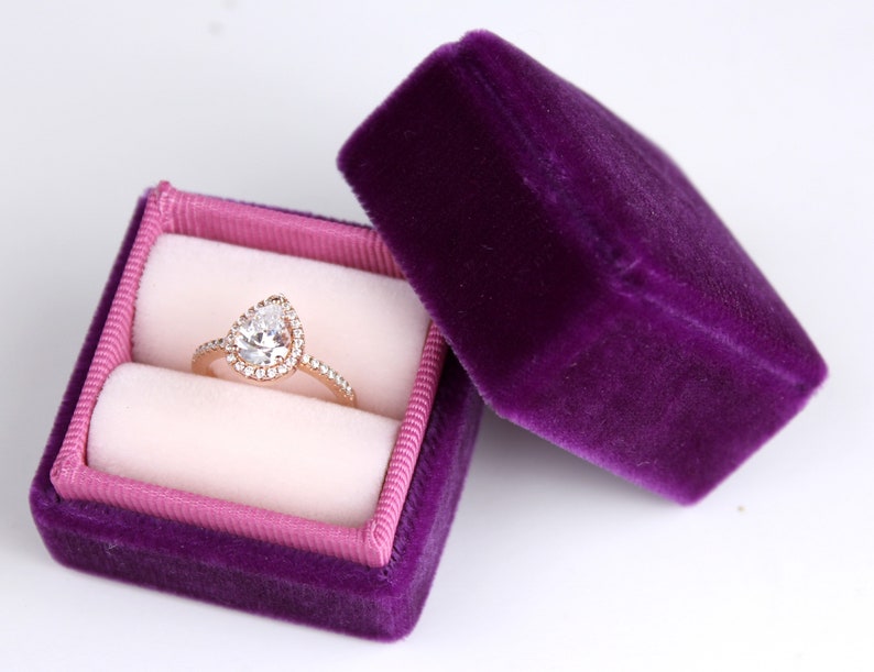 Wedding Ring Box Proposal Ring Box Vintage Ring Box | Etsy