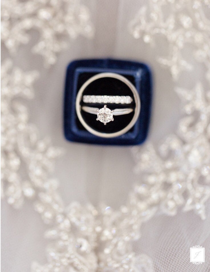 Engagement Ring Box Navy Ring Box Blue Ring Box Proposal | Etsy