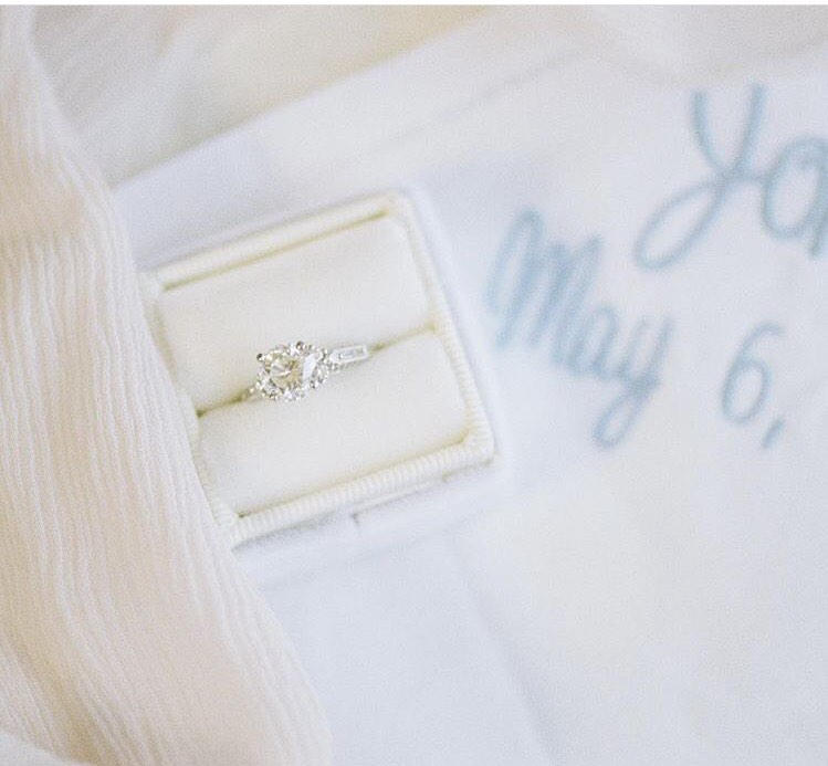 Wedding Ring Box Engagement Ring Box Cream Ring Box Vintage | Etsy