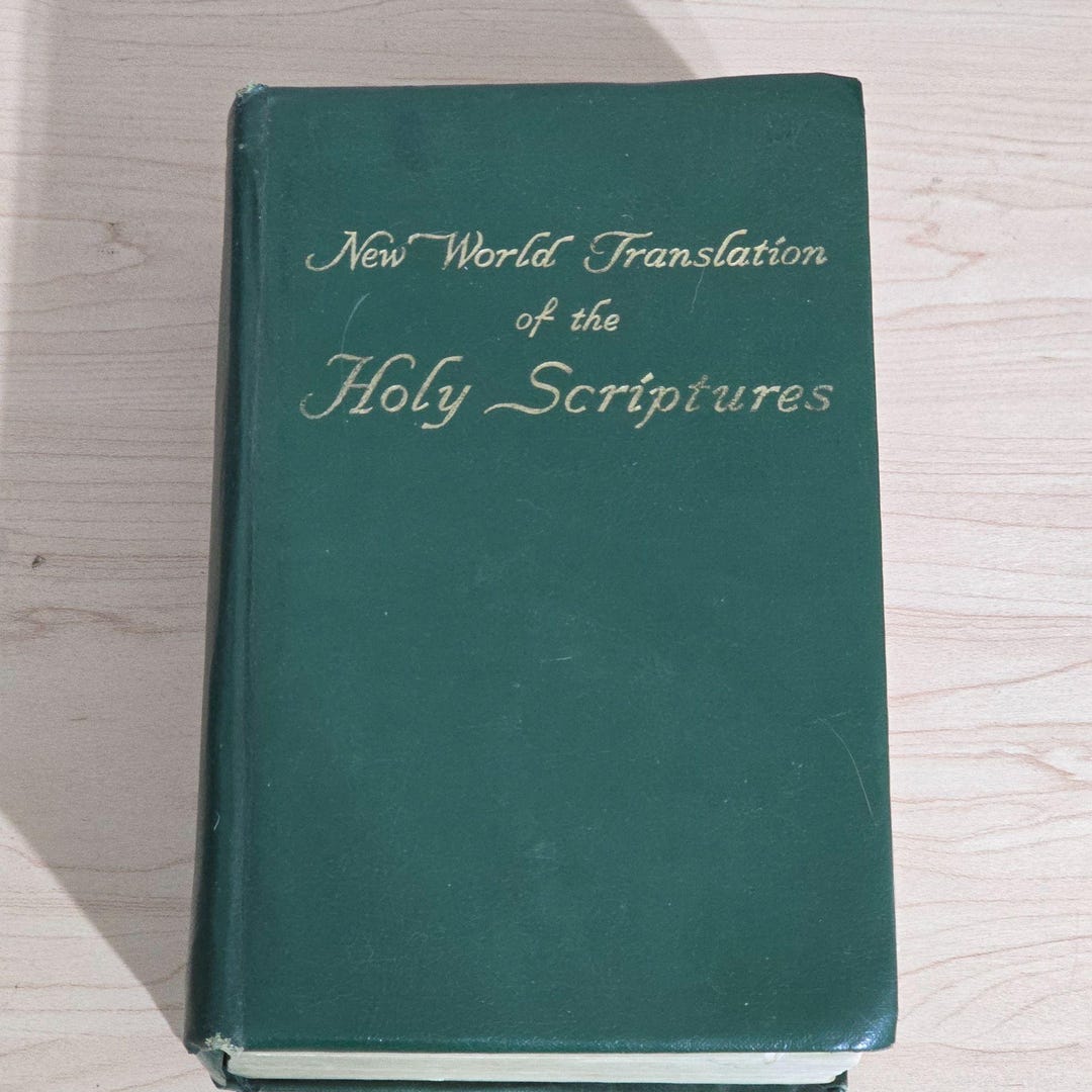 Vintage 1960 NWT Holy Scriptures Bible Green Hardcover Watchtower - Etsy