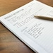 Project Planner Pad // Planning Notepad With Goals, Action Items ...
