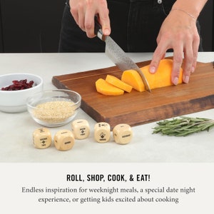 Foodie Dice - Seasonal Dinner Inspiration - Cooking Gift - Etsy