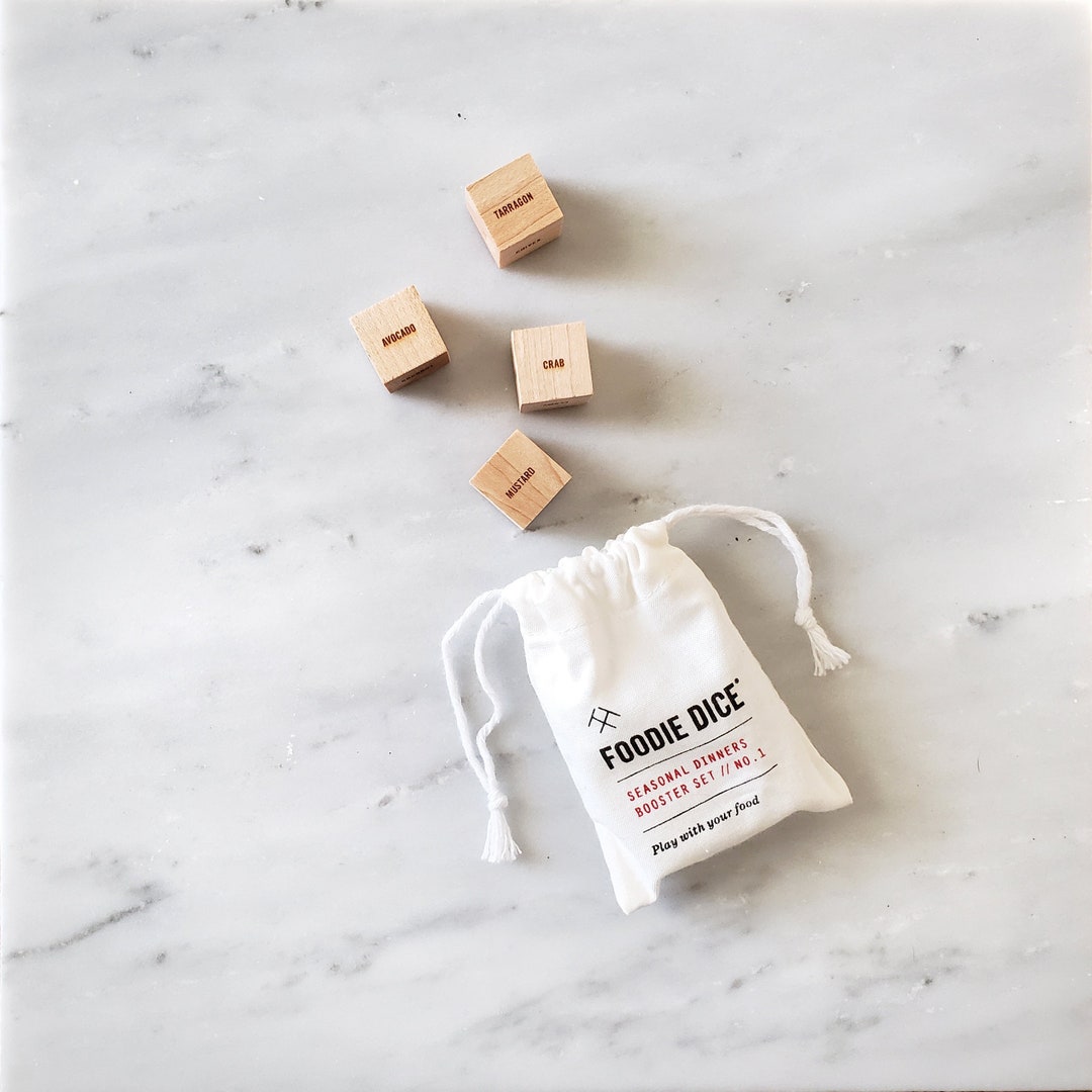 Foodie Dice® Booster Set // Addition to Seasonal Dinners Set // Foodie ...