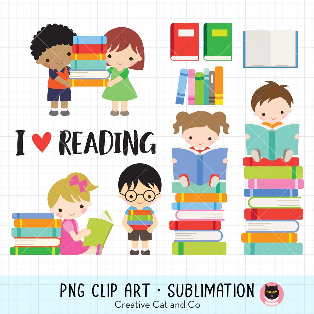 Elementary Library Clip Art