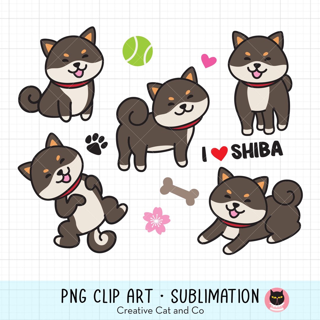 Black Shiba Inu PNG Clipart Tri-color, Black Shiba Dog Pngs, Japanese ...