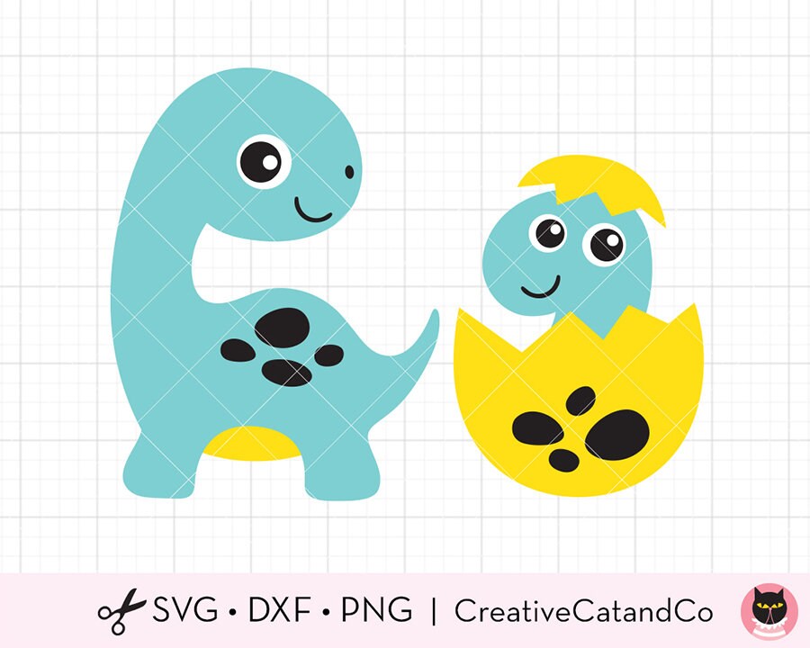 Baby Dinosaur SVG Big Brother Little Baby Brother Sibling | Etsy Australia