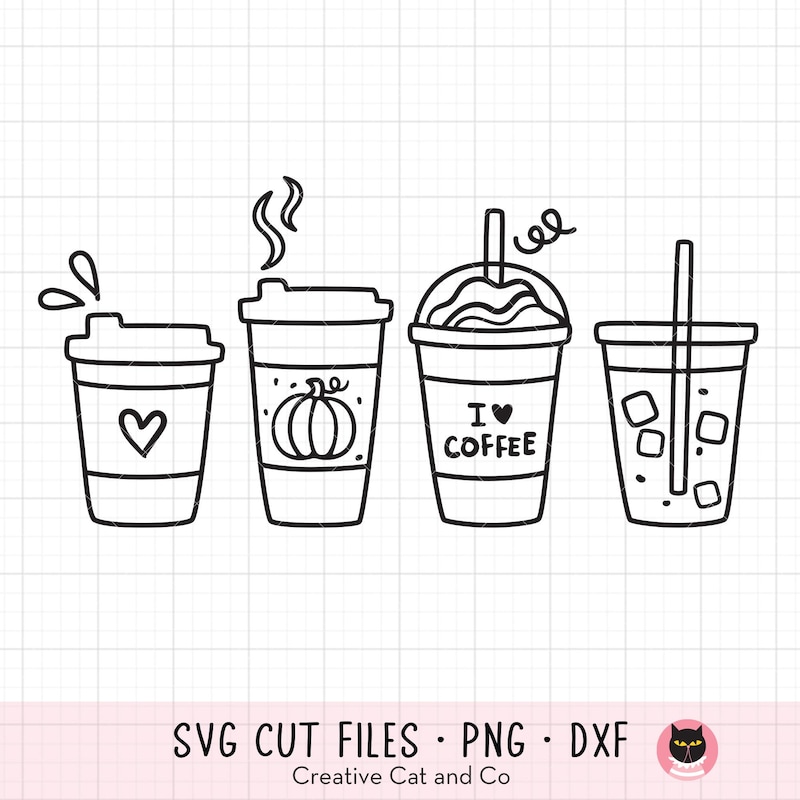 Cute Coffee Bean Svg File - Etsy
