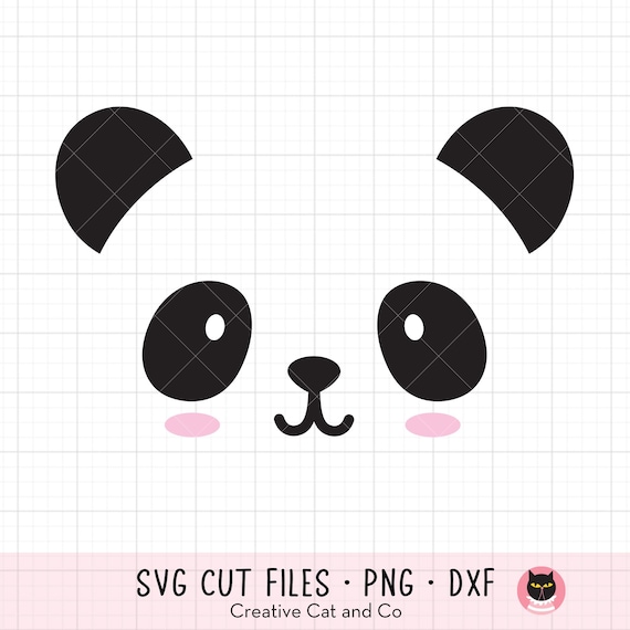 Panda Bear Face Clipart