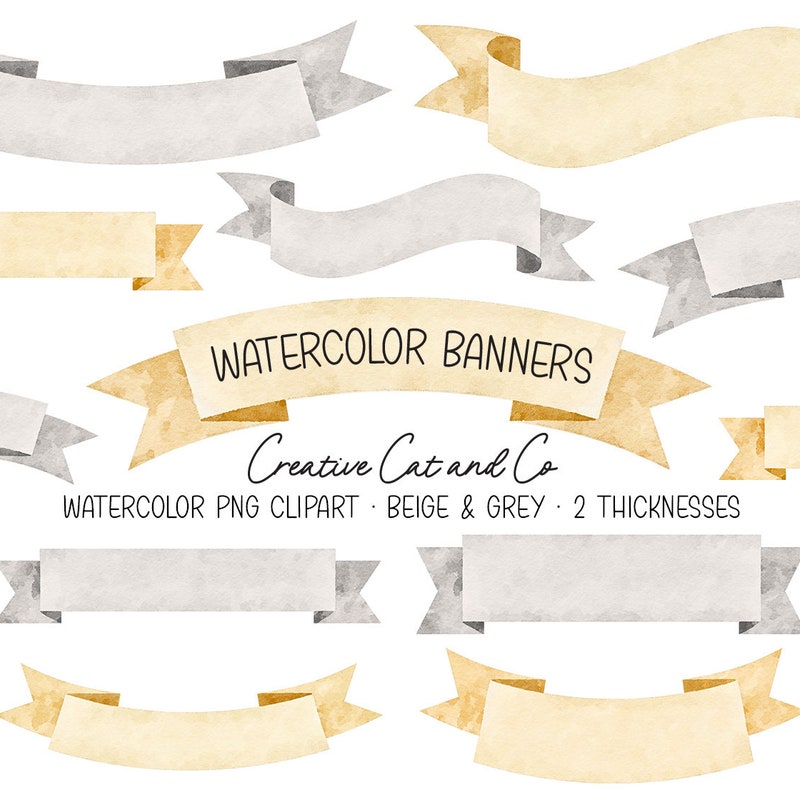 Banner Clip Art - Etsy