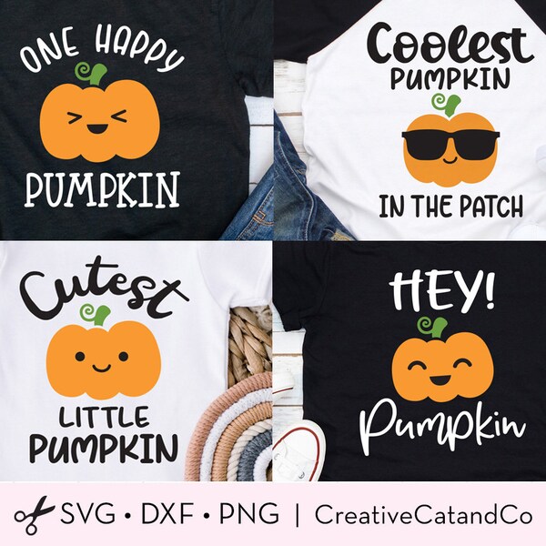 One Pumpkin Svg File - Etsy
