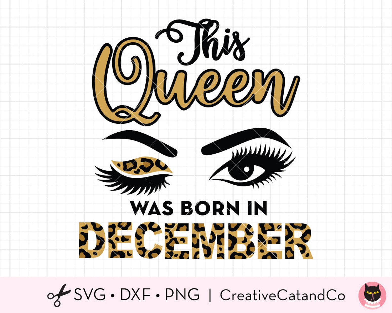 This Queen Was Born in December Svg Sublimation Png - Etsy