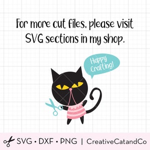Unicorn Cat SVG DXF Files for Cricut or Silhouette Caticorn Kittycorn ...