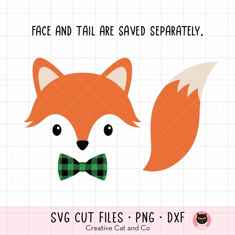 Fox Face Svg - Etsy