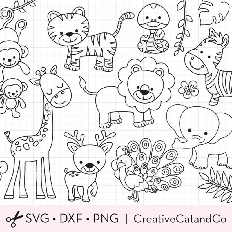 Jungle Animal - Etsy