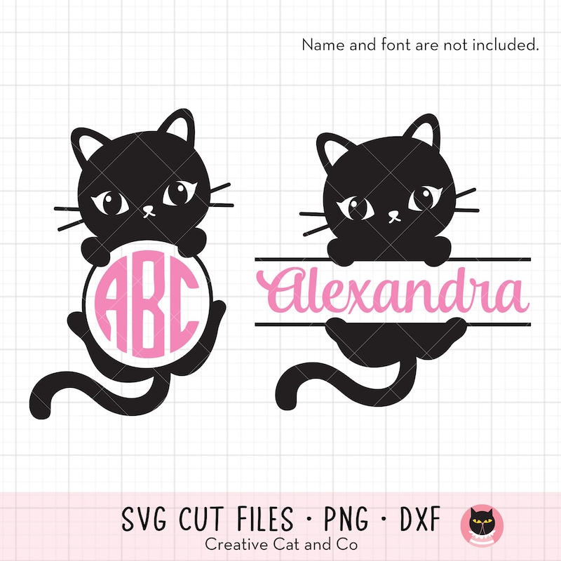 Cat Silhouettes in Frames - Etsy