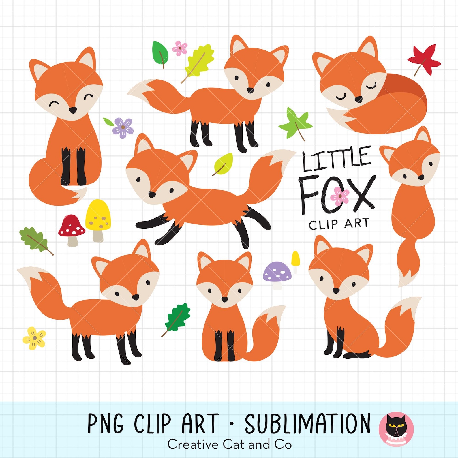 Fuchs Cliparts Baby Fuchs Clip Art Niedlicher Fuchs Clipart Waldtier ...