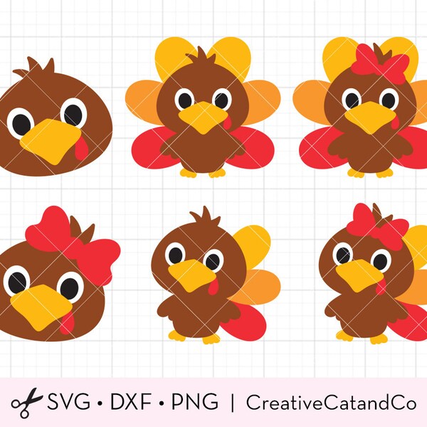 Turkey Head Svg - Etsy