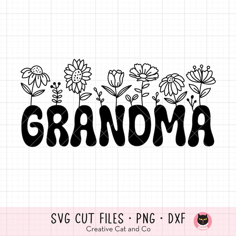 Svg File Grandma - Etsy