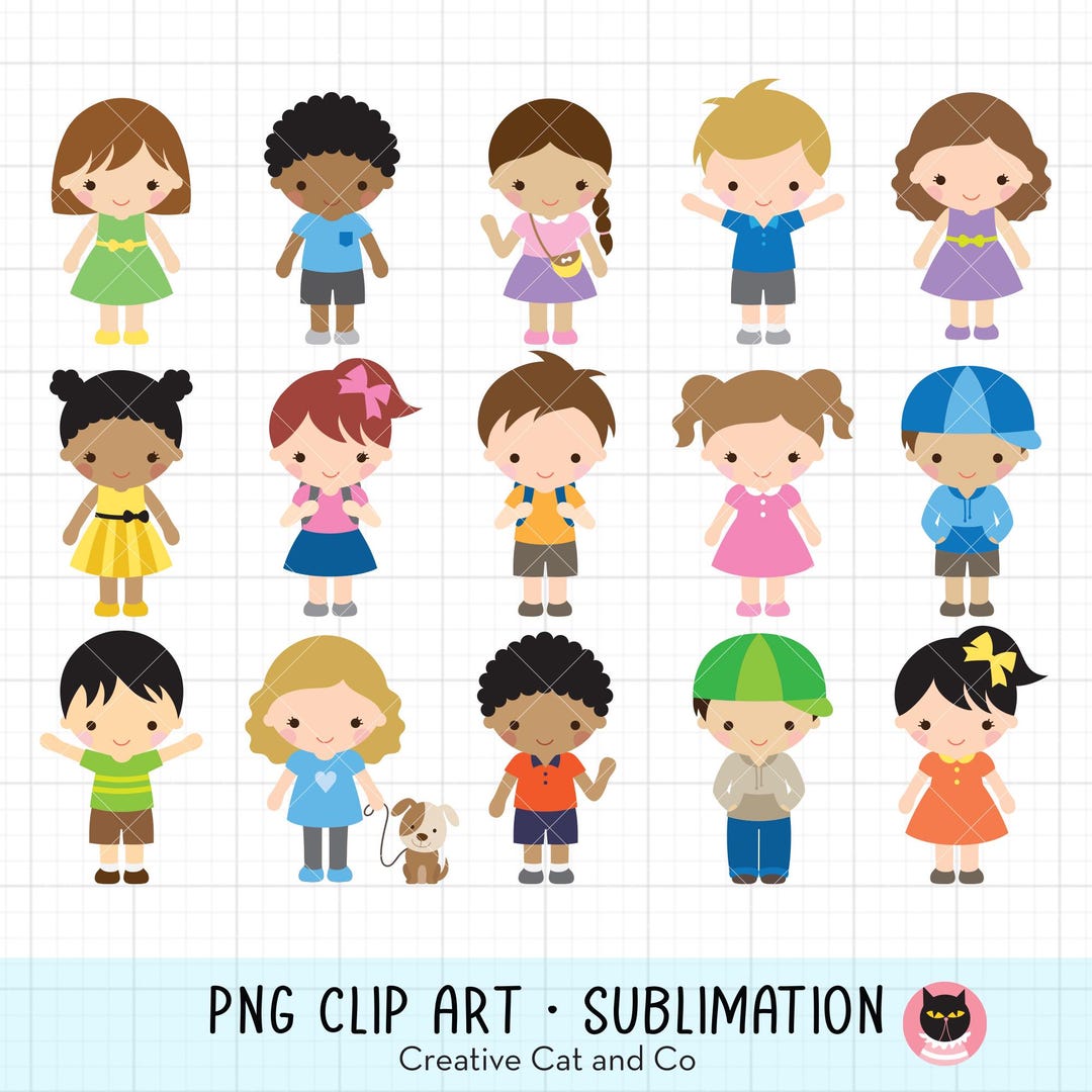 Kid Children PNG Clipart, Cute Boy and Girl Clip Art, Black Kids ...