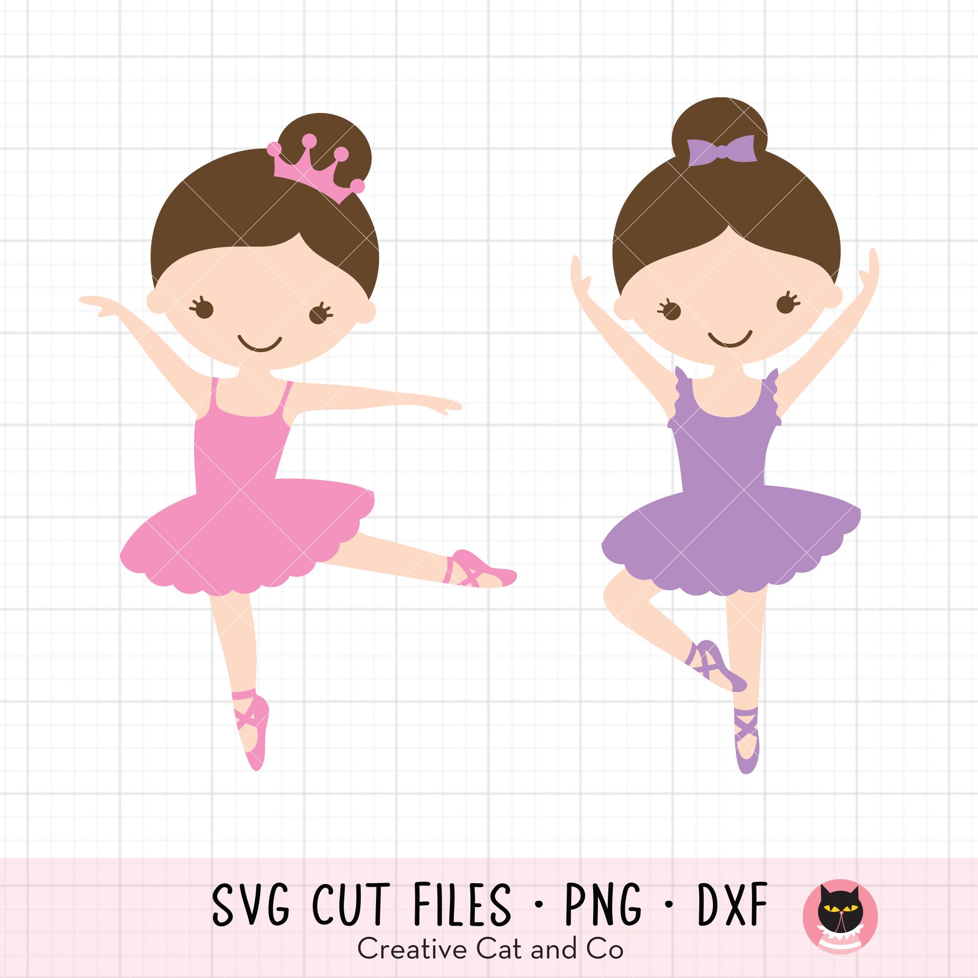 Ballet Dancer SVG PNG DXF Ballerina Svg Dxf Files for Cricut or ...