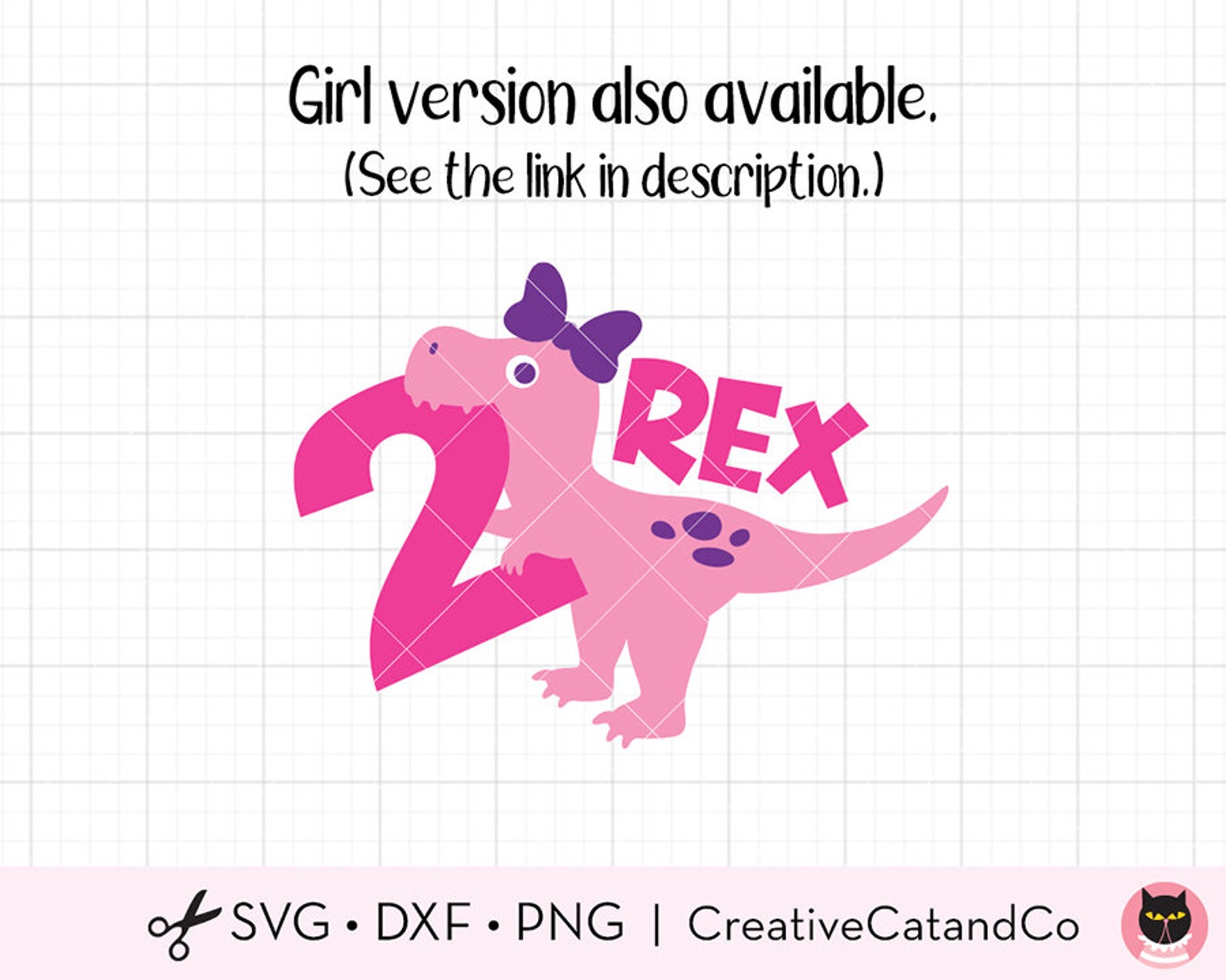 Two Rex SVG Two Rex Boy Birthday Dinosaur Svg Clipart 2nd - Etsy Ireland