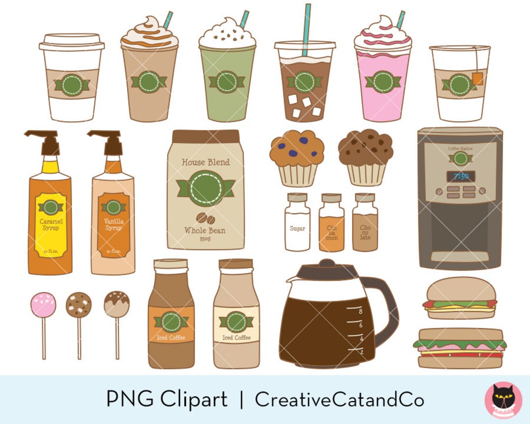 Coffee And Pastries Clipart