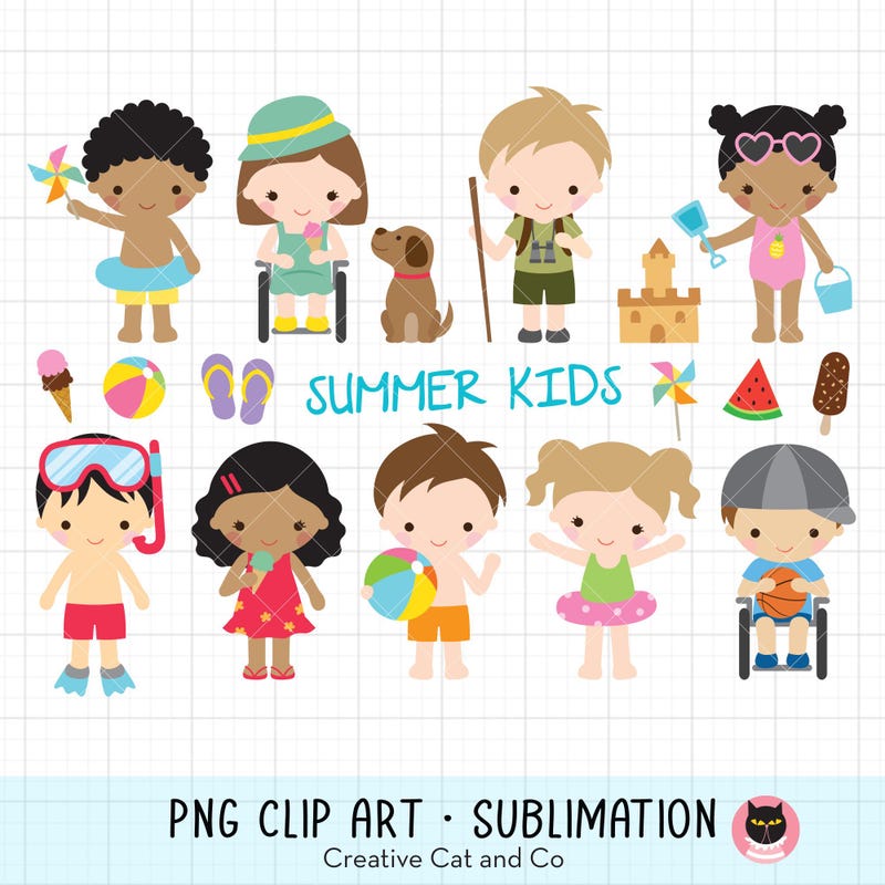 Summer Break Clipart - Etsy