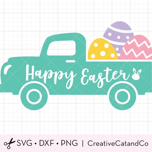 Easter Monster Truck Svg Happy Easter Cut Files Easter Eggs - Etsy