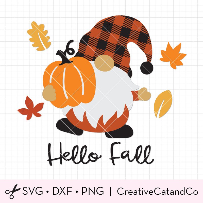 Fall Gnome Svg - Etsy