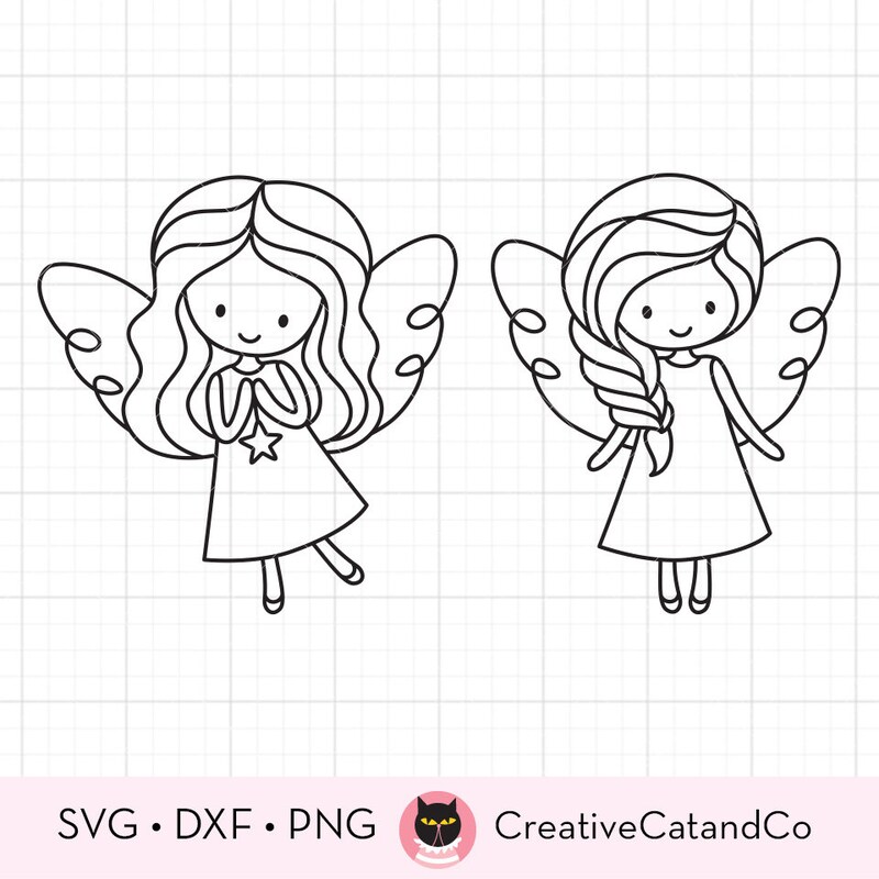 Angel Svg - Etsy