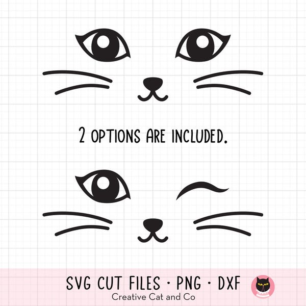 Printable Cat Faces - Etsy UK