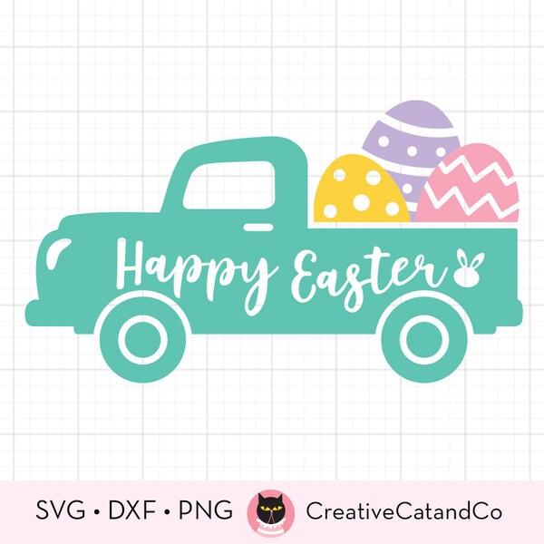Easter Truck Svg - Etsy